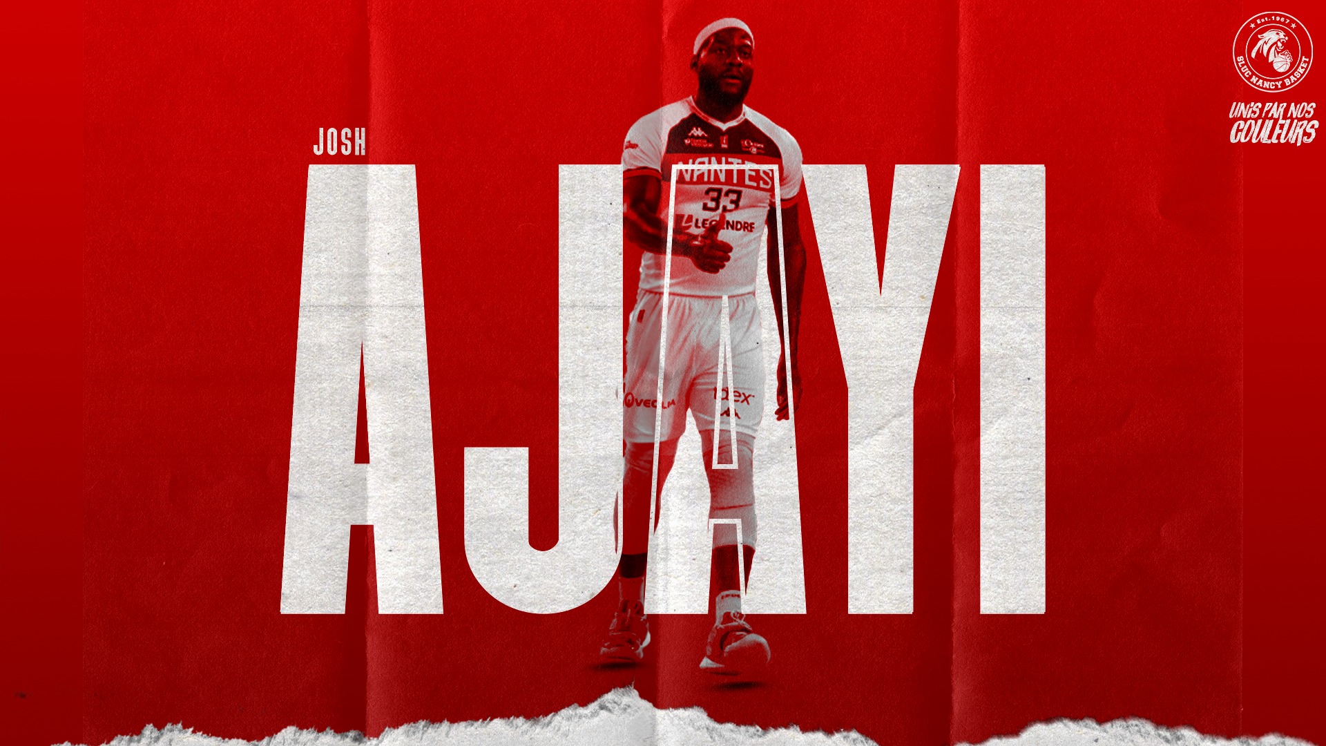 Josh Ajayi complète la raquette nancéienne ! - SLUC Nancy Basket